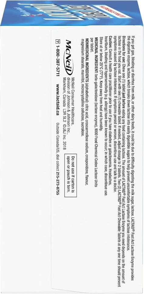 Lactaid Fast Act Chewable Tablets Caplets Chewables Buy Now With