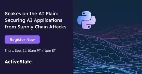 webinar on secure ai from open source activestate posted on the topic