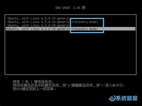 快速救援！ubuntu 恢复模式使用指南 系统极客