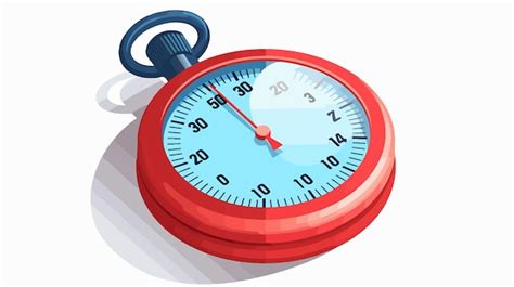 Isometric Stopwatch Timer Icon Isolated Flat Vector Premium Ai Generated Vector
