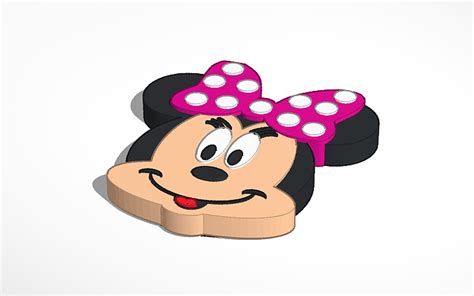 3d Design Minnie Mouse Tinkercad