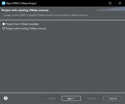 Import Cmake With Presets Similar Cubemx Cmake G