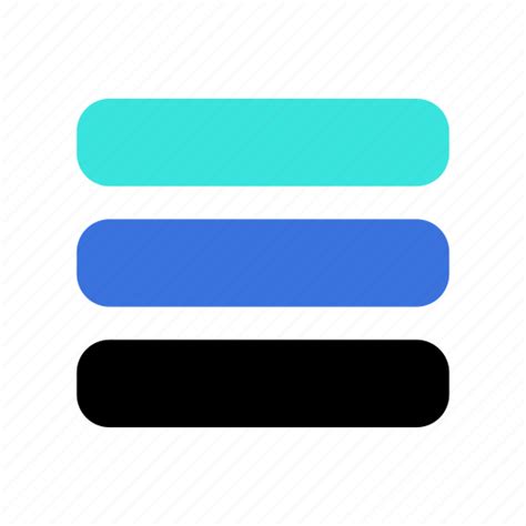 display row feed single column list menu icon download on