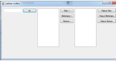 Penggunaan ListBox Pada Visual Basic NET Terminal Misteri