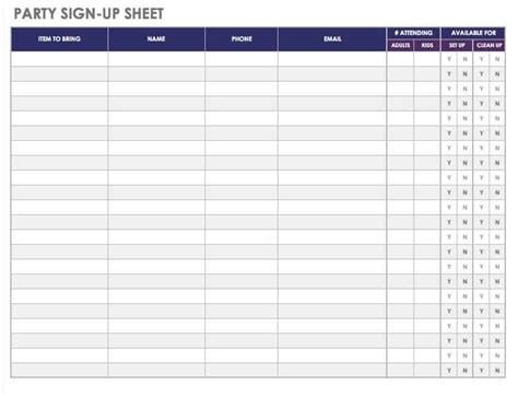 Free Event Planning Templates Smartsheet