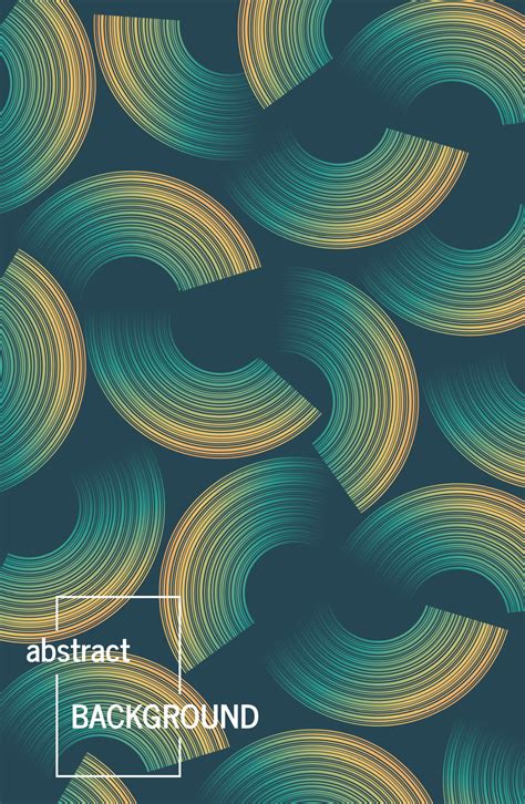 Trendy Geometric Background With Abstract Circles Shapes Futuristic