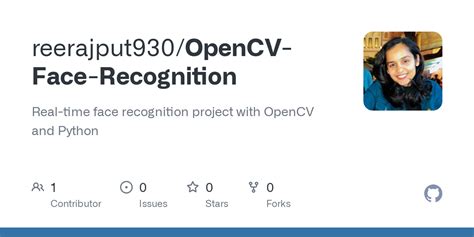GitHub Reerajput OpenCV Face Recognition Real Time Face Recognition Project With OpenCV