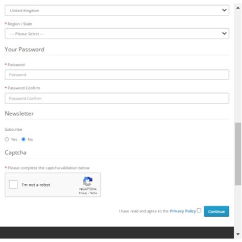 OpenCart New Google ReCaptcha V2 I M Not Robot