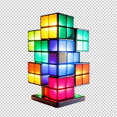 Tetris Lamp Premium Ai Generated Psd Tetris Lamp Premium Ai Generated Psd
