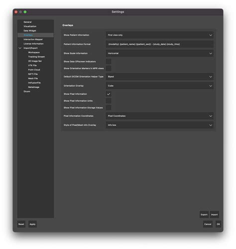 Global Settings — Imfusion Suite Documentation