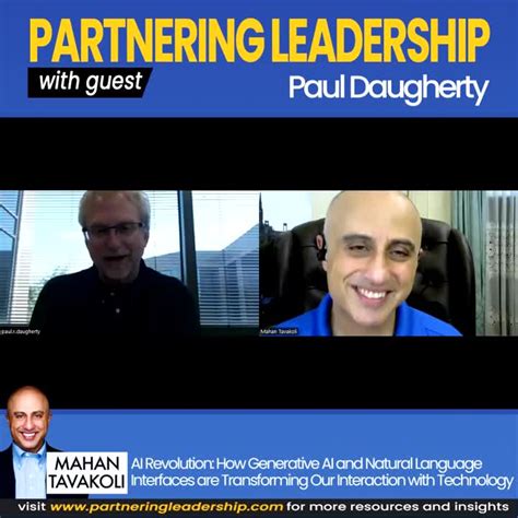 Paul Daugherty On Technology Mindset Partnering Leadership Posted On