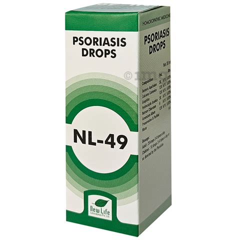 Dr Boricke Nl 49 Psoriasis Drops Buy Bottle Of 300 Ml Oral Drops At Best Price In India 1mg