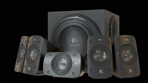 Logitech Z 906 Free 3d Model Cgtrader