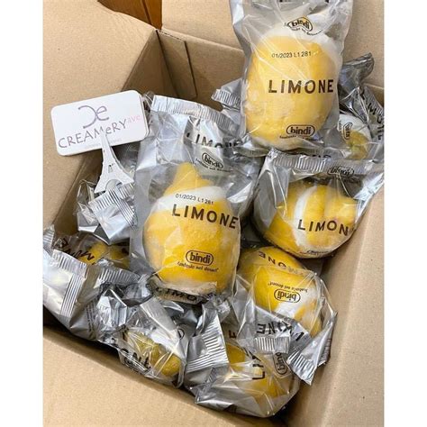 🍋 意大利西西里 檸檬雪葩 Italian【 Bindi 】 Limone Ripieno Creamery Ave 珈億精品．食品