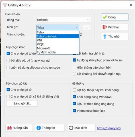 Unikey 46 Rc2 Sửa Lỗi Phiền Toái Bấm W Thành Ư