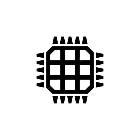 processor chip vector art png multi core processor circuit chip