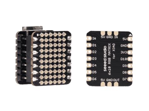 6 X 10 Rgb Matrix Za Xiao 60 Dioda Ws2812b Led 21 X 17 5mm Wearable Malina314