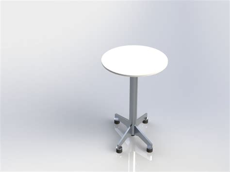 A Pivot Table Tea Table For Restaurants Designed In SolidWorks Upwork