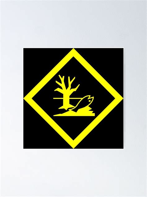 Póster Pictograma Dañino Para El Medio Ambiente De Williampaterson