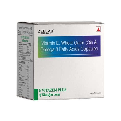 Vitamin E Capsules For Skin Zeelab Pharmacy