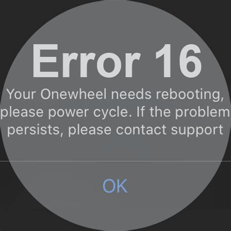 Xr Error 16 Repaired Onewheel Forum
