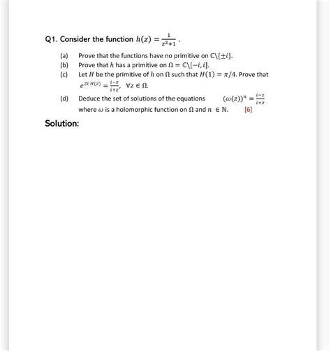 Q Consider The Function H Z Z A Prove That Chegg