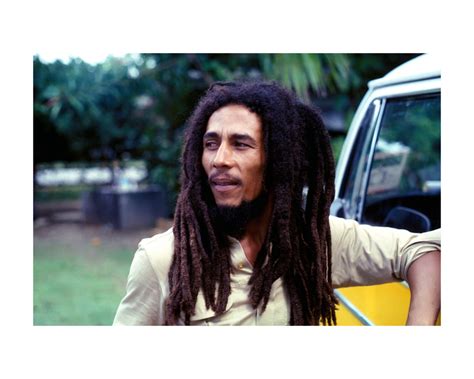 Jamaican Singer Musician And Songwriter Bob Marley In Montego Bay