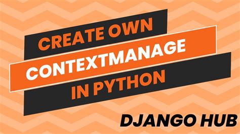 Python Custom Context Manager Advanced Python Python Tutorial