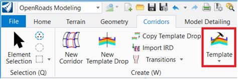 OpenRoads OpenSite How To Add Replace A Template Drop To A Template Library Itl Communities