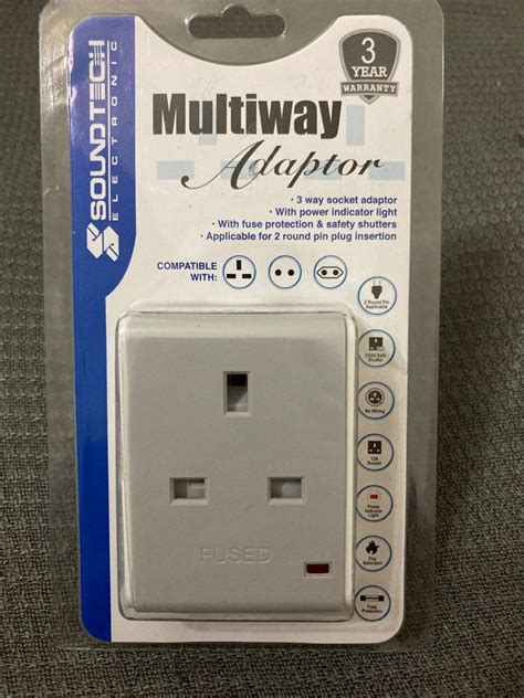 Multi Way Adaptor Tv And Home Appliances Electrical Adaptors And Sockets