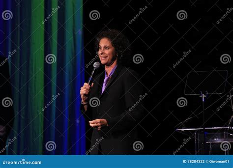 Comedian Dana Goldberg At Black Tie Dinner 2016 Editorial Photography