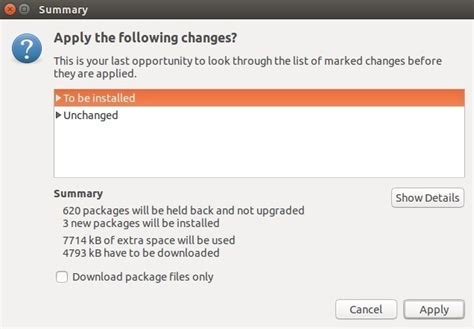 synaptic package manager linux