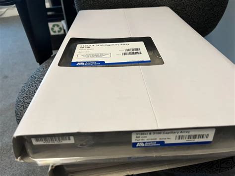 Applied Biosystems 3130 And 3100 Avant Capillary Arr Labech