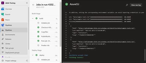 Cicd Pipeline For Data Movement From Azure Repository To Adls