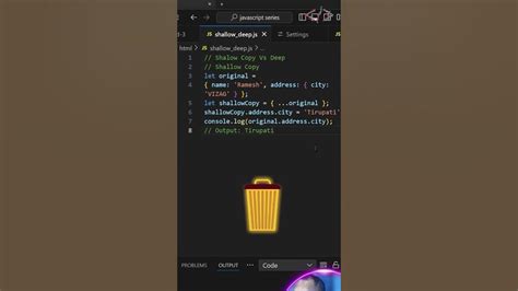 Javascript Cloning Shallow Vs Deep Copy Interview Question