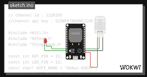 Thingspeak Code Wokwi Esp32 Stm32 Arduino Simulator
