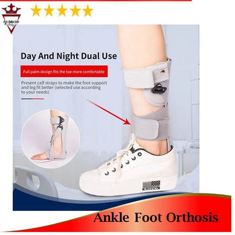Jual Ankle Foot Orthosis Afo Anke Brace Support Drop Foot Kaki Lumpuh Jatuh Karena Stroke Impor