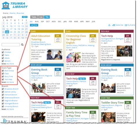 25live Help Style The Tile View With Featured Levels
