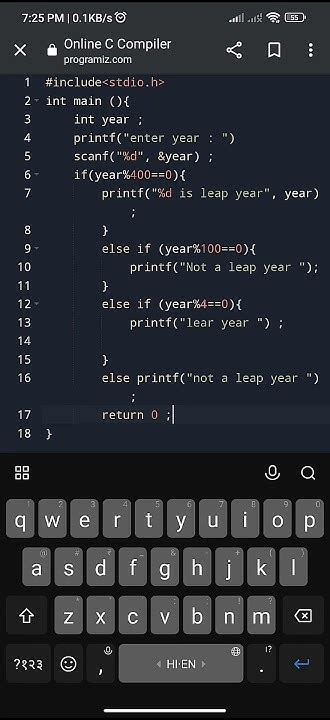 Write A Program To Find Leap Year Coding Shorts Shortvideo Viral Ytshorts Education