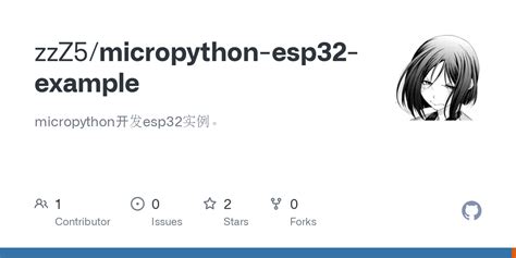 GitHub zzZ micropython esp example micropython开发esp 实例