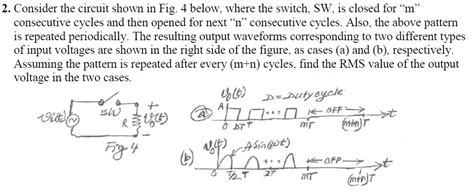 Solved 2 Consider The Circuit Shown In Fig 4 Below Where Chegg Com