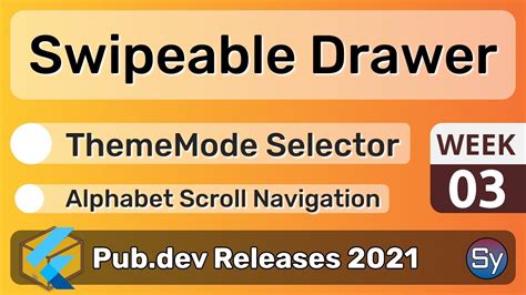 Swipeable Drawer Alphabet Scroll Menu Co PUB DEV RELEASES YouTube