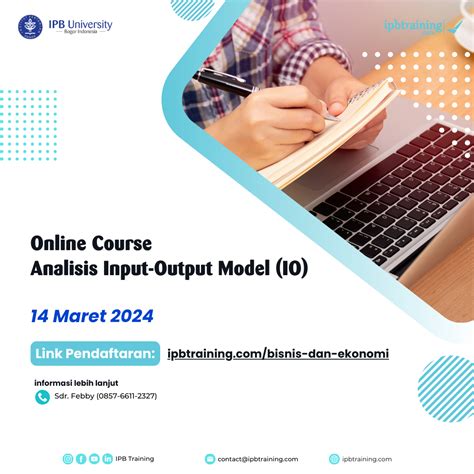 IPB Training Online Course Analisis Input Output Model IO Batch 1