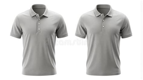 Versatile Polo Shirt Mockup Template Classic Design Foldable Collar