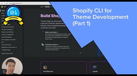 04 shopify cli for theme development part 1 youtube