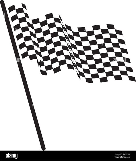 Race Flag Icon Simple Design Illustration Vector Stock Vector Image Art Alamy