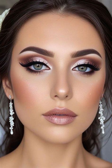 40 Bridal Makeup Looks Radiant Mauve Glam Bridal Eye Makeup