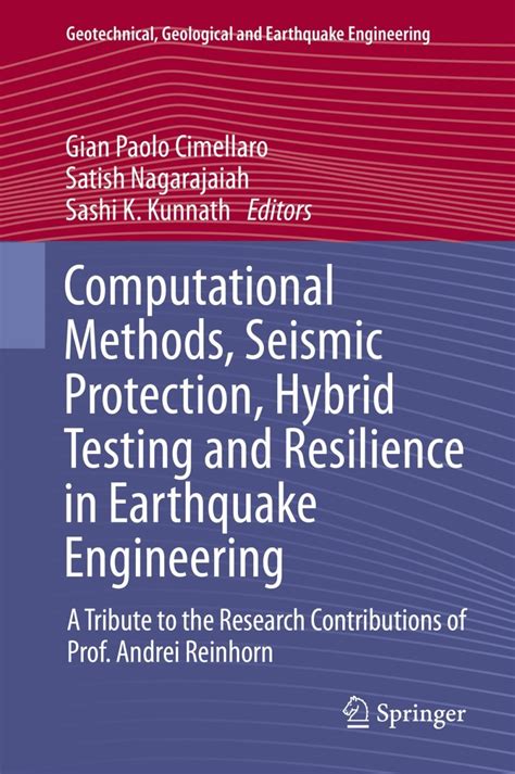Computational Methods Seismic Protection Hybrid Testing And Resilience In Earthquake