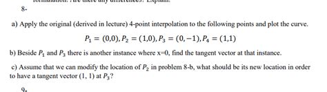 [solved] a apply the original derived in lecture 4 poi