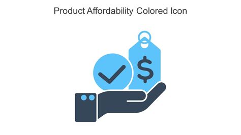 Product Affordability Colored Icon In Powerpoint Pptx Png And Editable Eps Format Ppt Slide